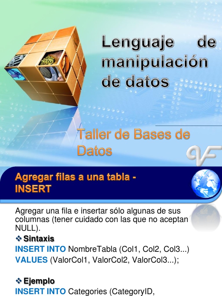 SQL LMD | PDF | SQL | Modelo de datos