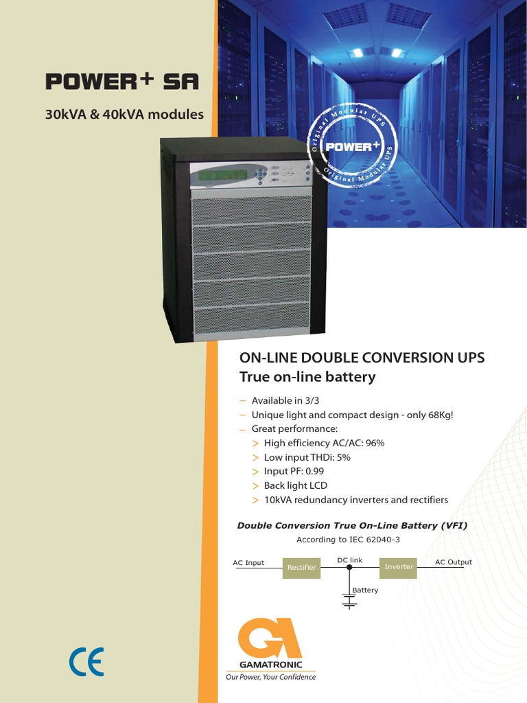 P+ Sa 30 & 40kva | PDF | Power Inverter | Battery (Electricity)