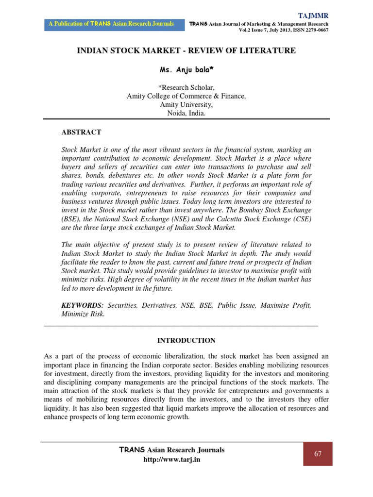 7.6, Ms. Anju Bala | PDF | Stocks | Stock Market