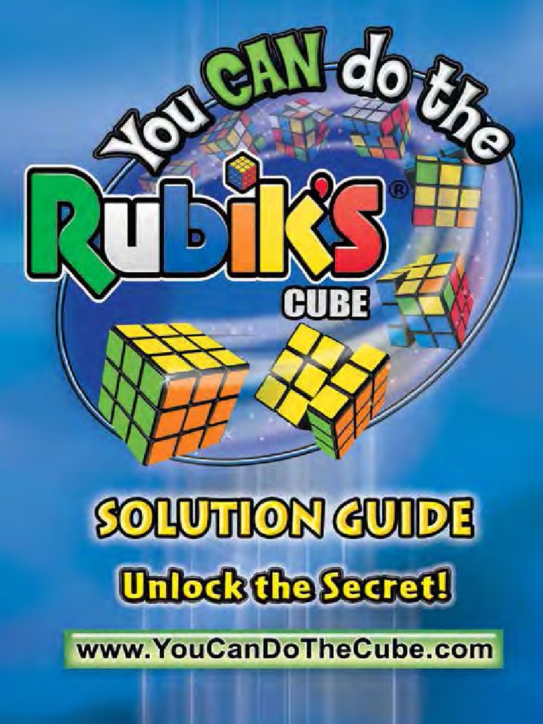 3x3 Cube Solution - Guide | PDF | Logic | Games Of Mental Skill