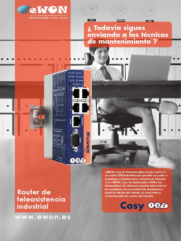 eWON Cosy - Router de Teleasistencia Industrial | PDF | Red privada virtual | Transport Layer ...