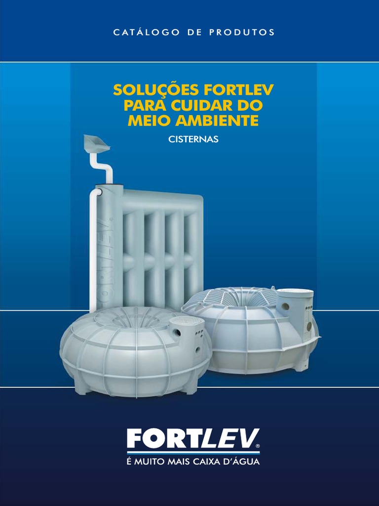 Catálogo de Cisternas e Tanques Fortlev | PDF | Chuva | Qualidade ...