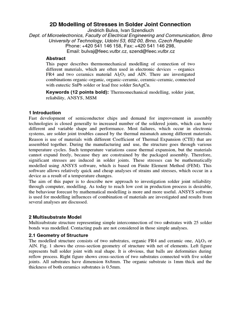 2d - Modelling Solid Connector | PDF | Solder | Soldering