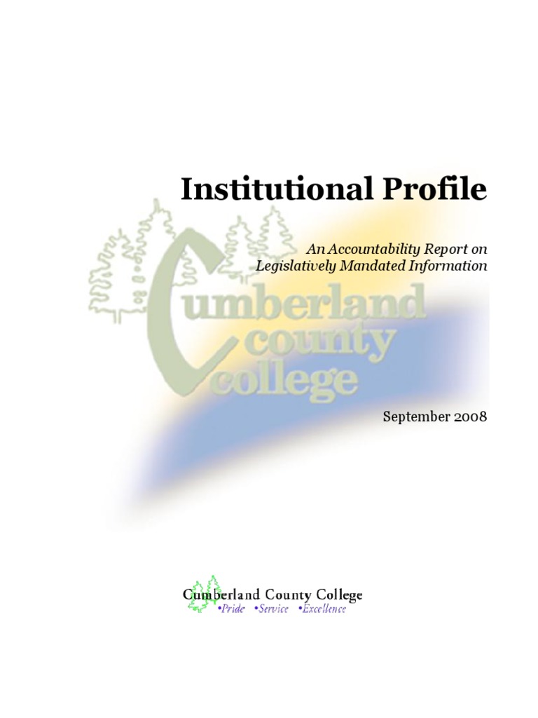 3.6 Sample Institutional Profile | Download Free PDF | Race And ...
