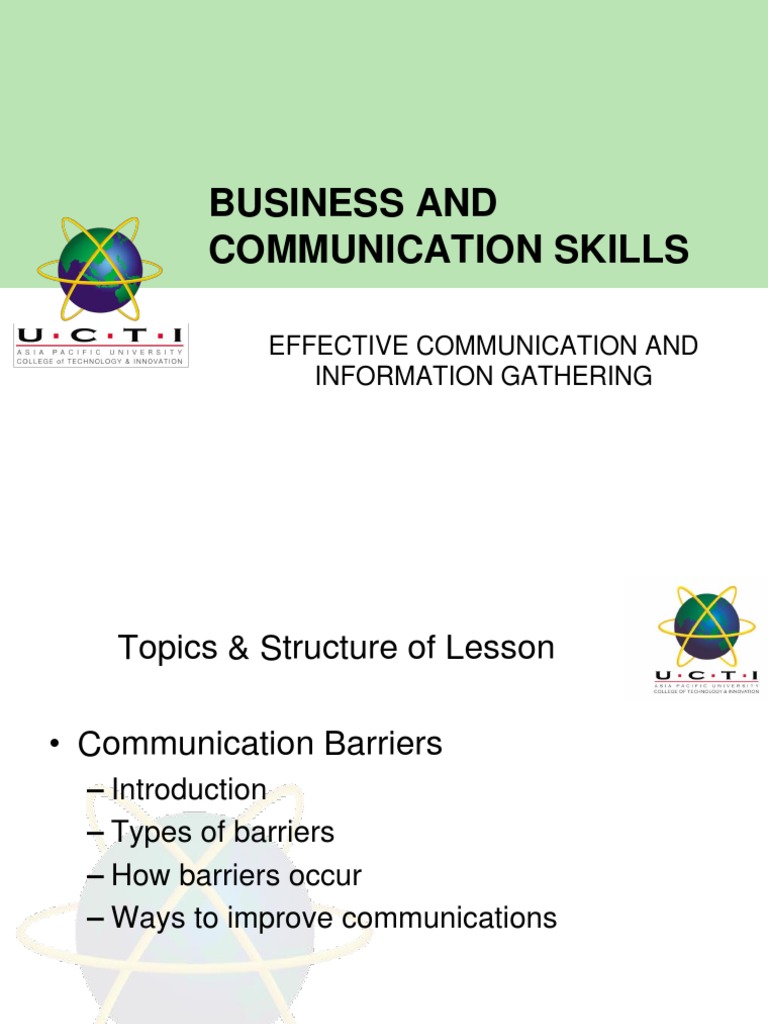Business Communication Skills | Download Free PDF | Semantics | Communication