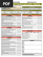Esl Report Card Grades 3 - 12 | PDF | English Language | Vocabulary