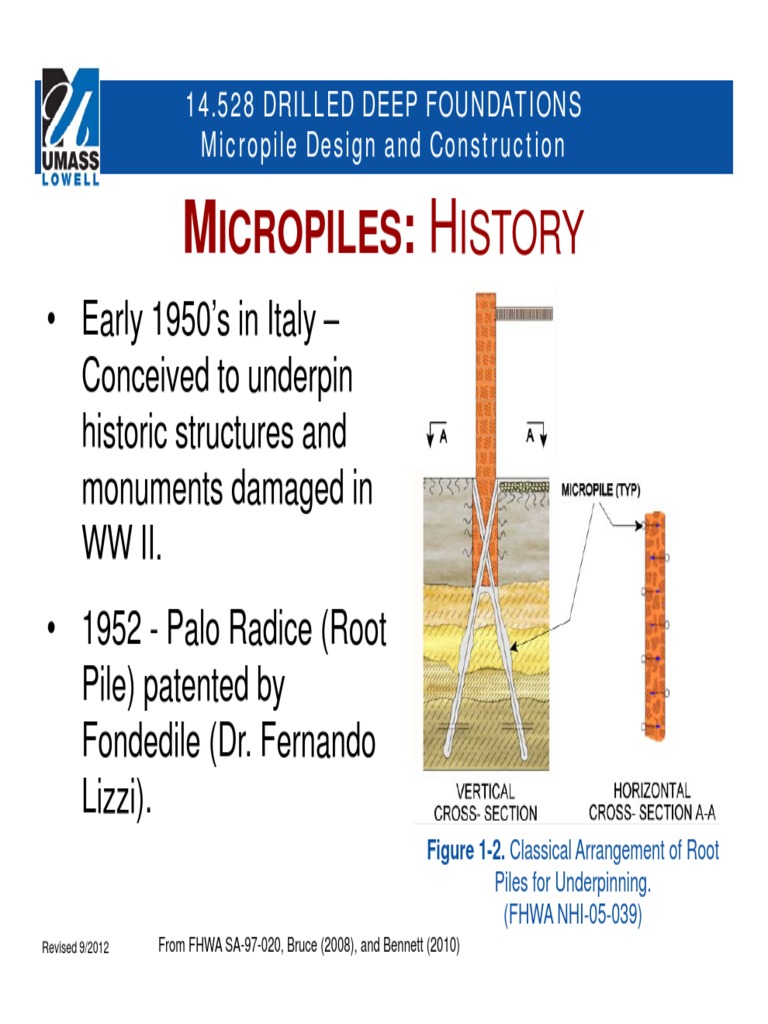 Micro Pile Design and Construction | PDF | Deep Foundation | Civil ...