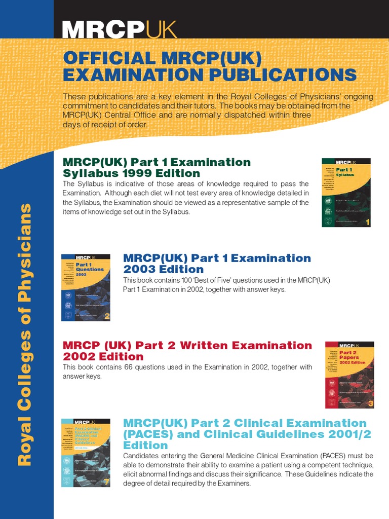 Form MRCP Books | PDF