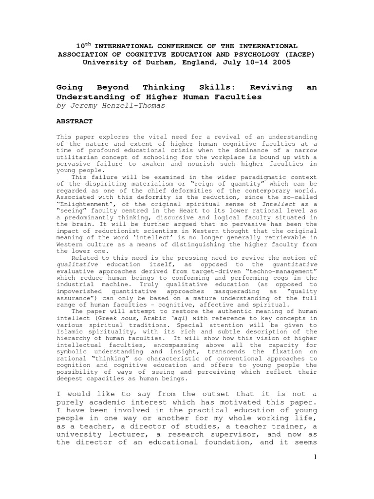 Beyond Thinking | PDF