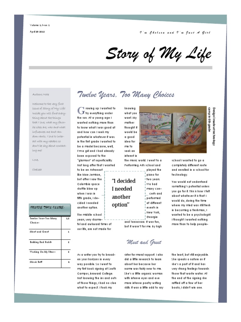Story of My Life | PDF | Language Arts & Discipline | Poetry
