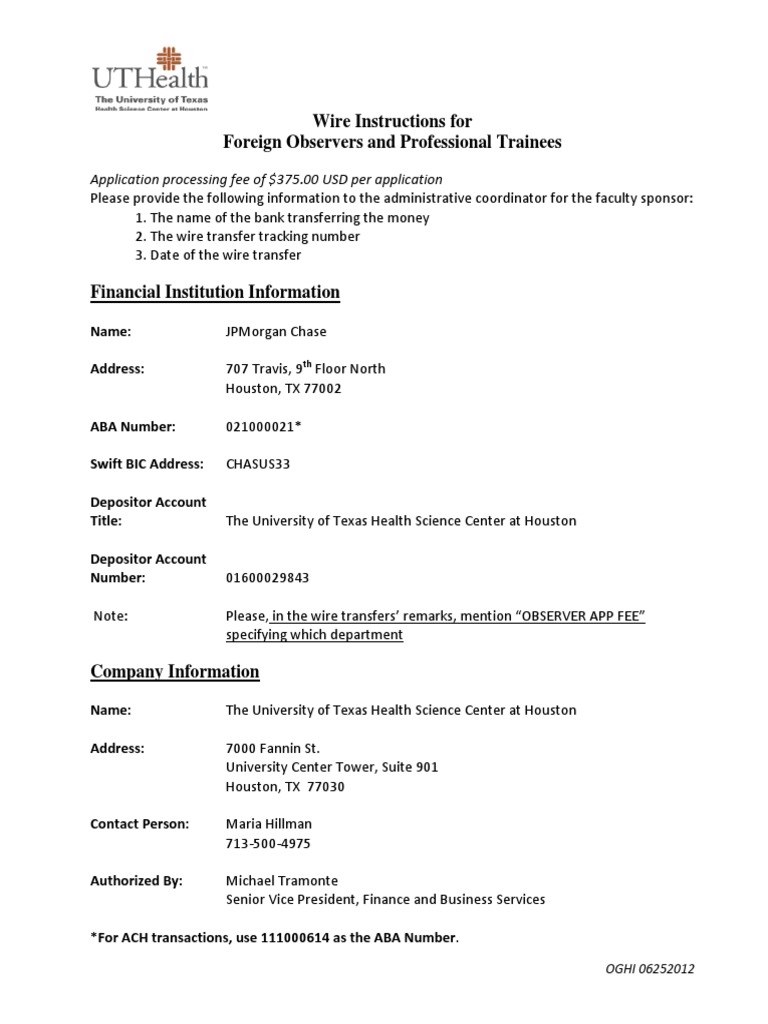 Wire Instructions | PDF