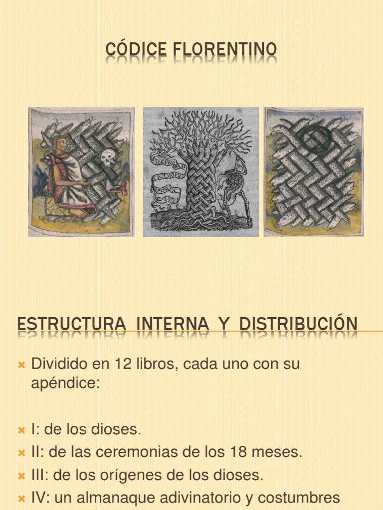 Estructura del Códice Florentino | PDF | azteca | Religión y creencia
