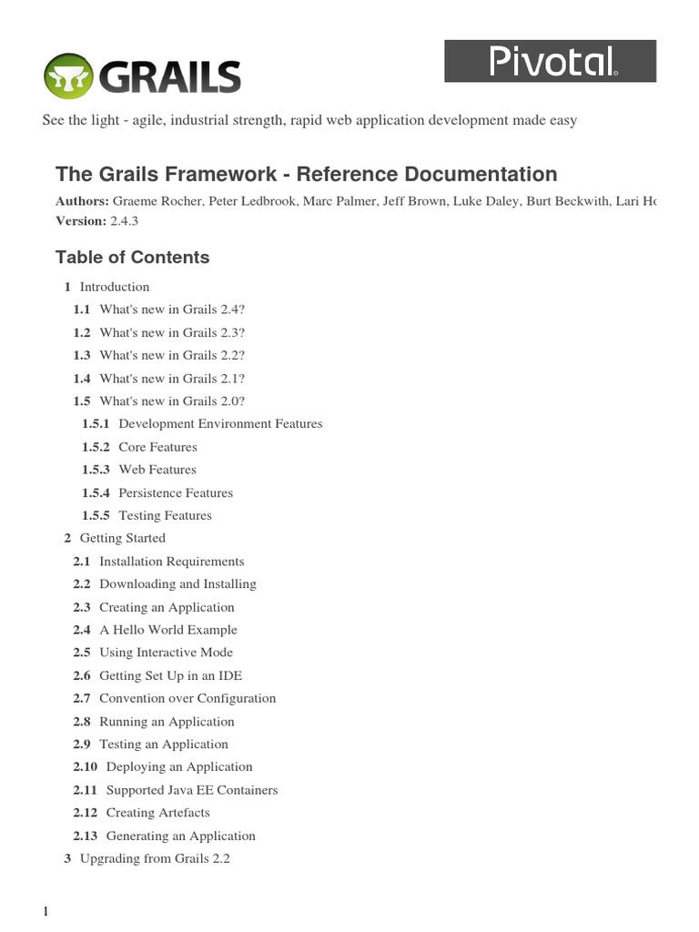 Grails Spring | PDF | Representational State Transfer | Computer ...