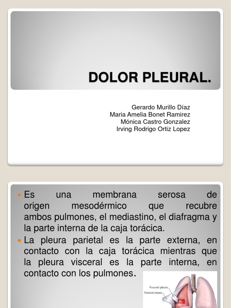 Dolor Pleural | PDF | Ciencia y matemática