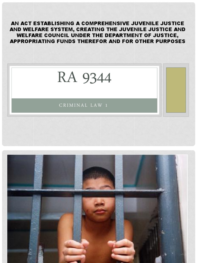 Ra 9344 | Download Free PDF | Child Custody | Juvenile Court