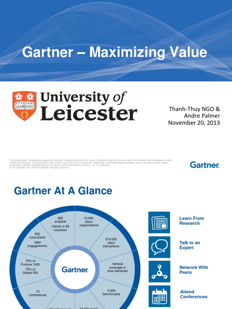 Gartner Presentation For IT Focus Week | PDF | Social Software ...