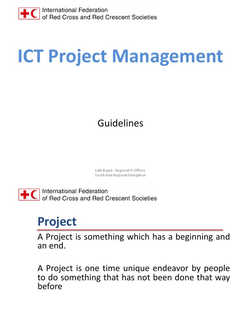 ICT Project Management | PDF | Project Management | Volunteering