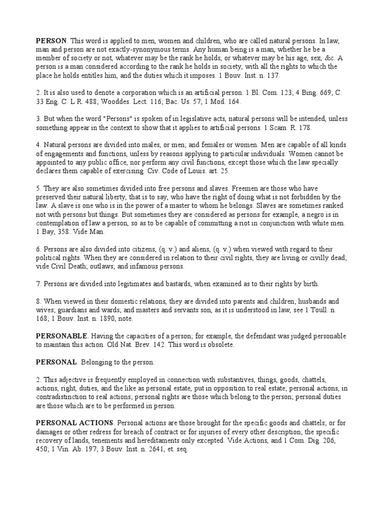 PERSON | PDF | Property | Real Property