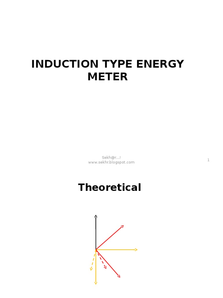 Induction Energy Meter Guide | PDF
