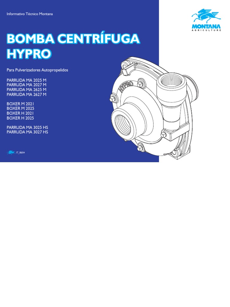 Bomba Centrifuga Hypro | PDF | Tecnologia e Engenharia