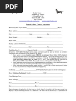 Sample Foster Agreement | PDF | Pet | Caregiver