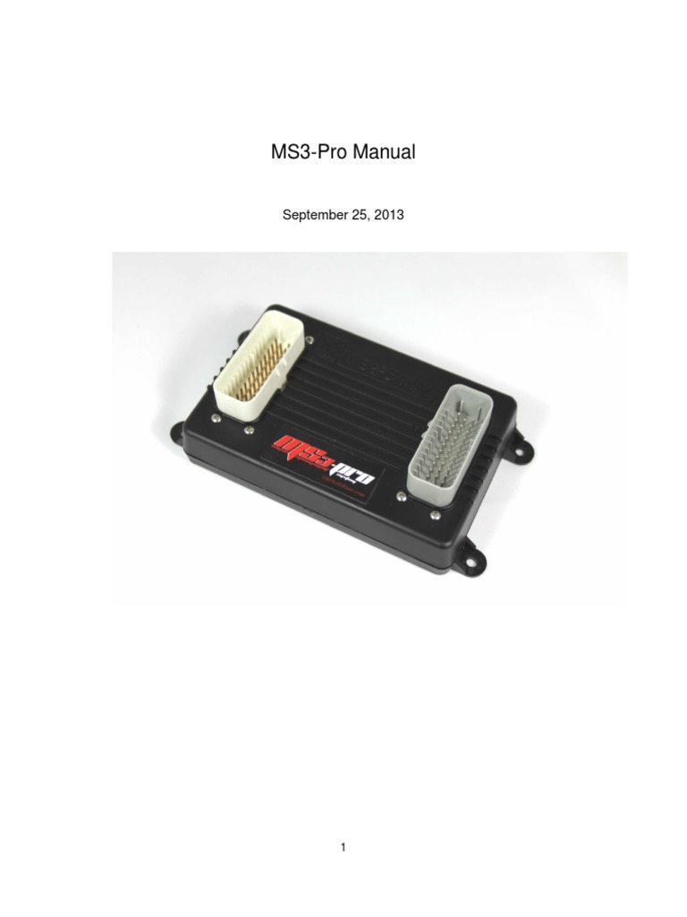 Ms 3 Pro | PDF | Ignition System | Turbocharger
