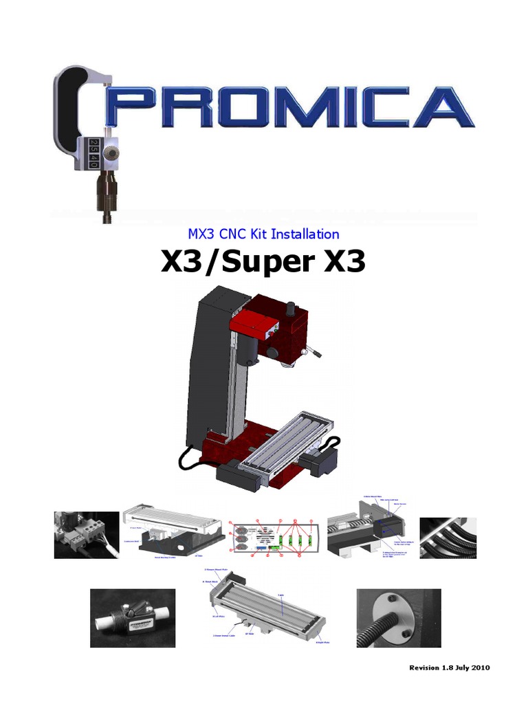 Promica CNC MX3 Manual | PDF | Screw | Nut (Hardware)