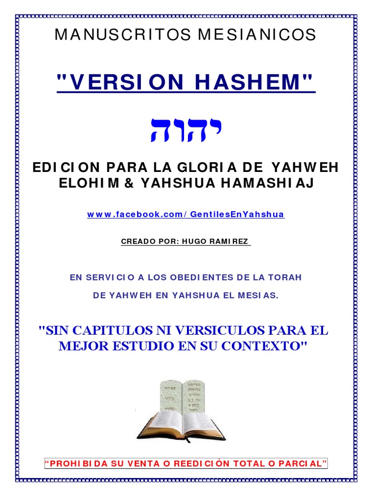 Manuscritos Mesianicos Version Hashem | PDF | Herodes el grande | Jonás