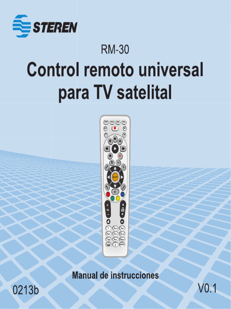 RM 30 Instr | PDF | Control remoto | Televisión