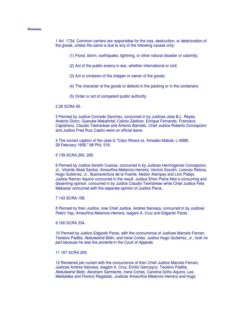 Footnotes | PDF | Common Law | Private Law