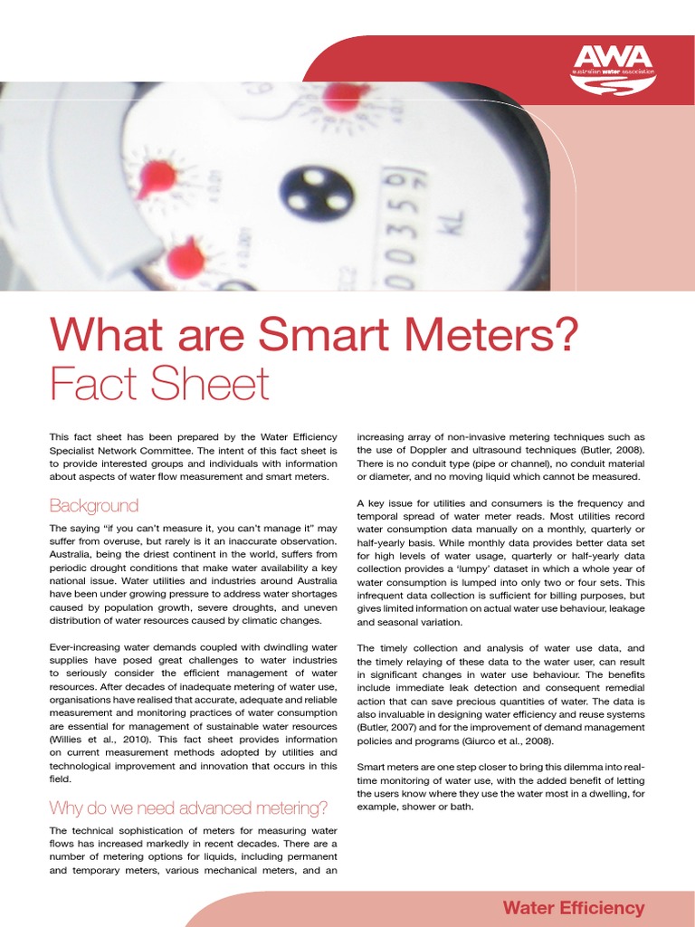 Smart Water Meters | PDF | Water Use | Innovation