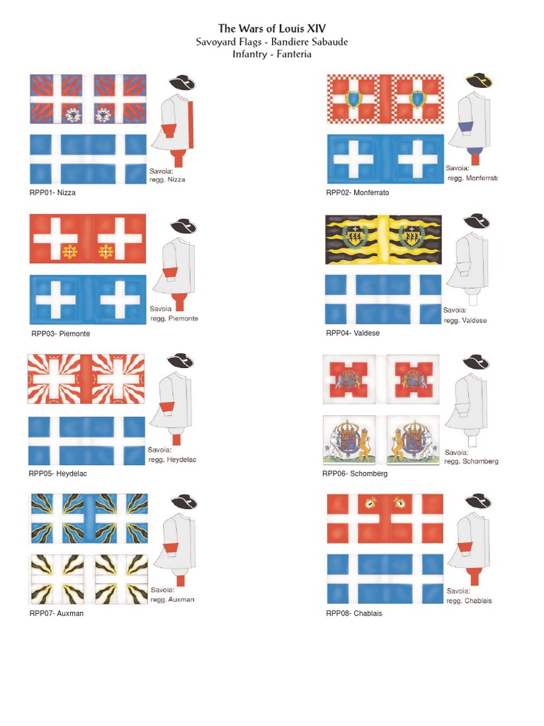 Savoyard Infantry and Flags in War | PDF