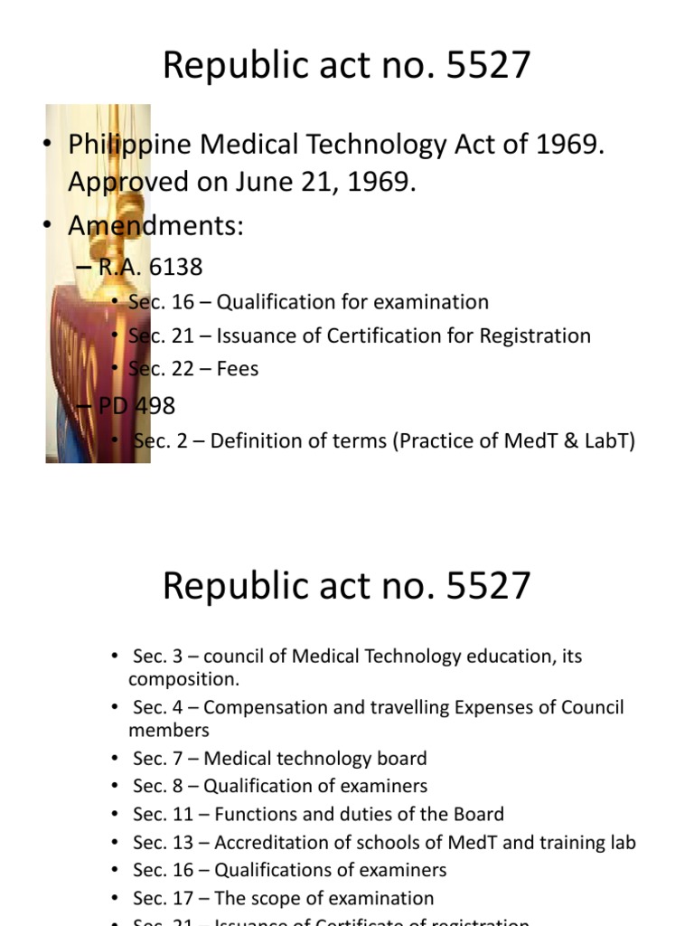 Ra 5527 | PDF | Pathology | Medicine