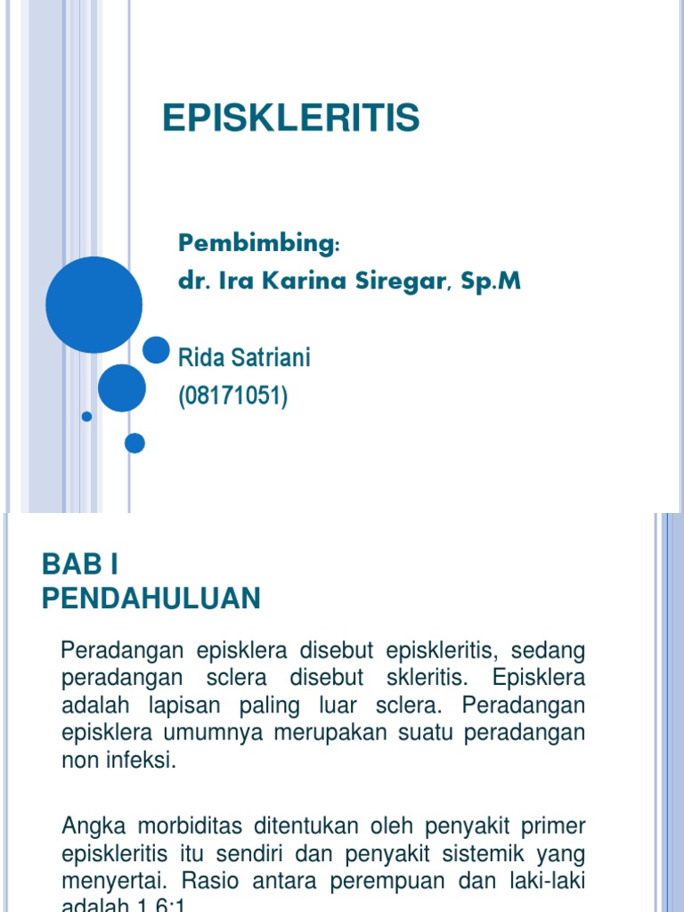 Episkleritis | PDF