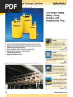 Enerpac CLRG Series Catalog | PDF | Cylinder (Engine) | Valve