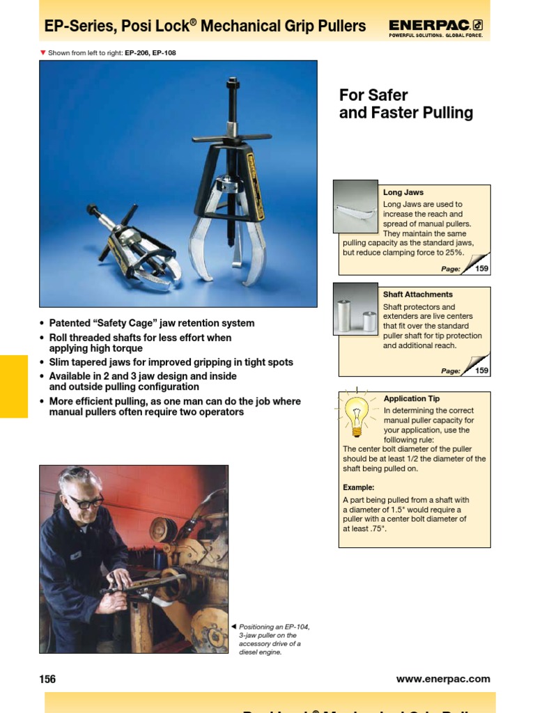 Enerpac EP Series Catalog | Screw | Equipment