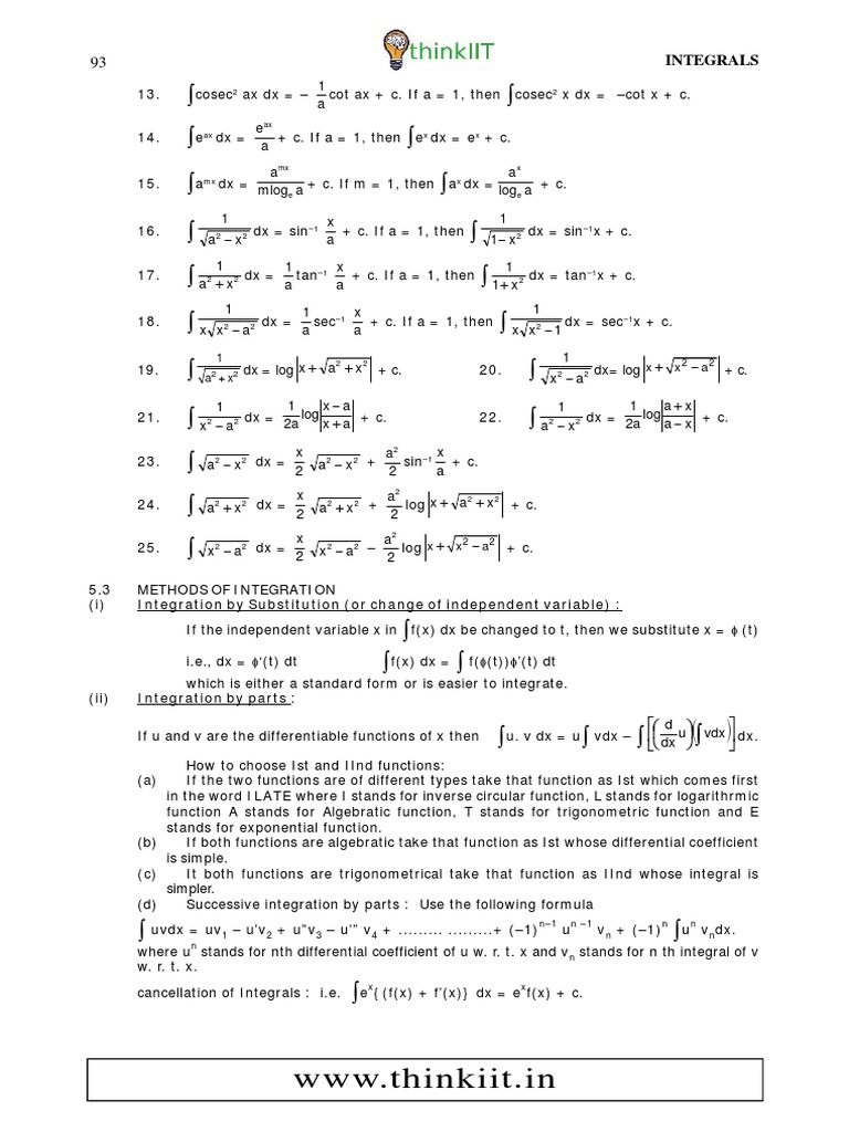 Integral | PDF | Integral | Mathematical Concepts