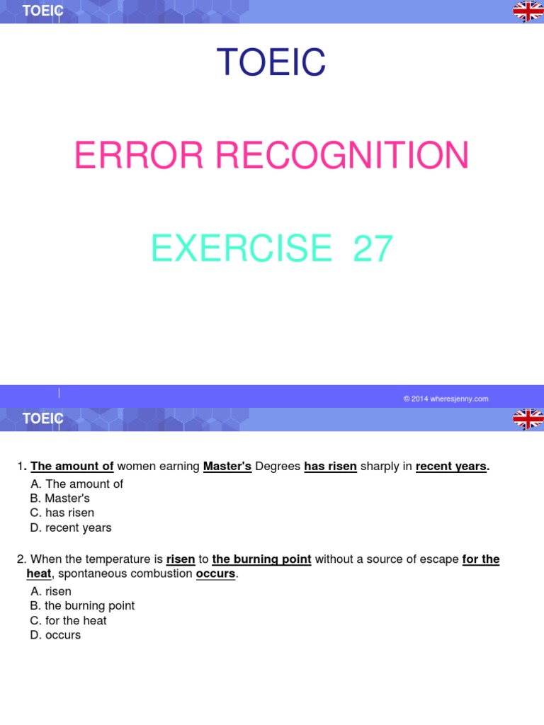 Error Recognition Ppt27a | PDF