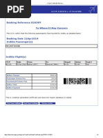 IndiGo Payment Receipt for Extra Baggage | PDF