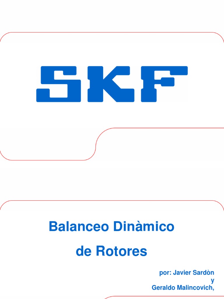 Balanceo Dinamico-SKF | PDF | Soldadura | Construcción