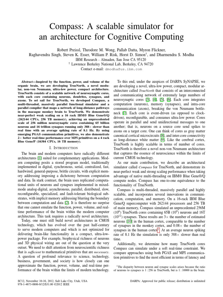 SC2012 Compass CR | PDF | Multi Core Processor | Message Passing Interface