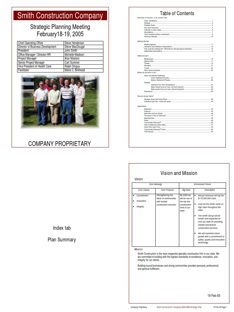 Sample Plan | PDF | Strategic Planning | Strategic Management