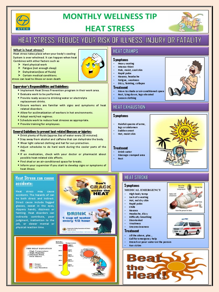 Heat Stress Newsletter | PDF | Hyperthermia | Symptom