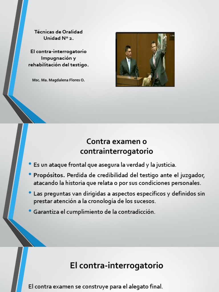 Contra Interrogatorio