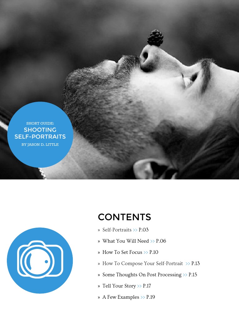 Shooting Self-Portraits: Short Guide | PDF | Tripod (Photography) | Camera