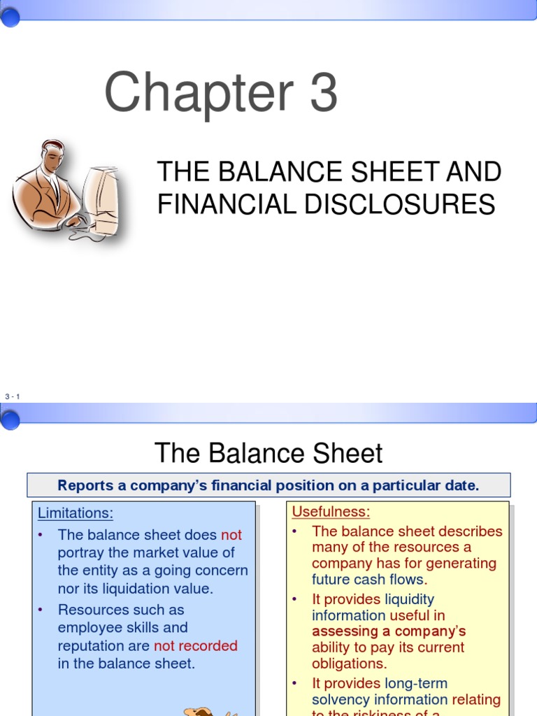 The Balance Sheet and Financial Disclosures | PDF | Balance Sheet ...
