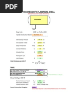 Tema Tubesheet Calculation Sheet | PDF | Industrial Processes ...