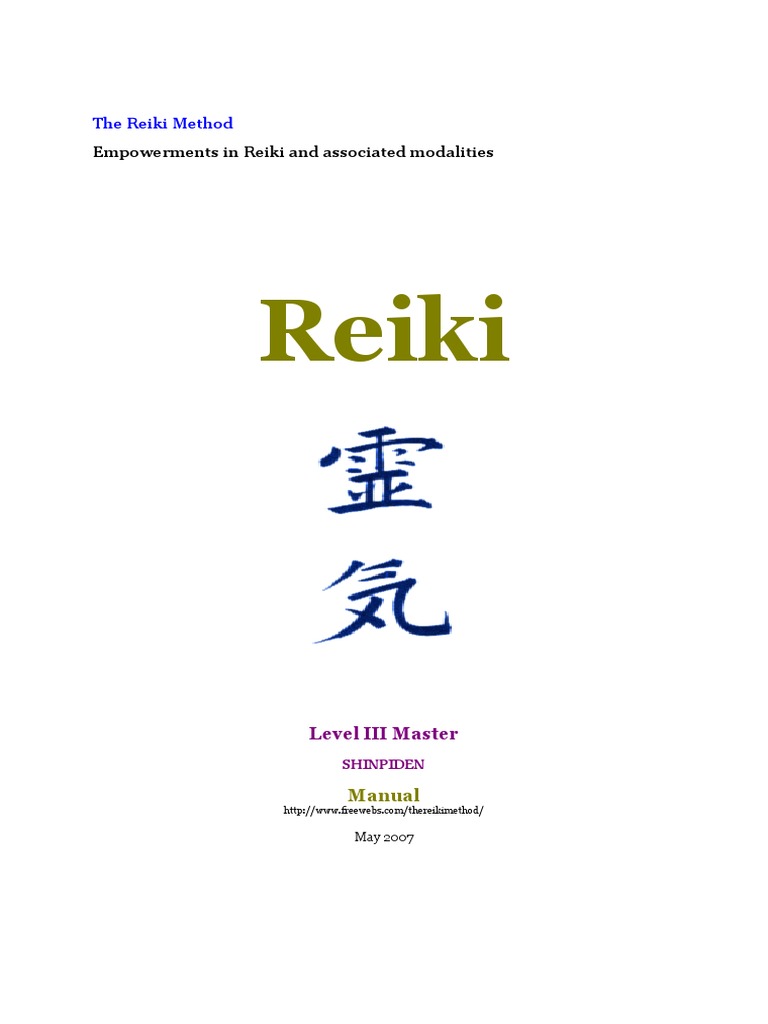 The Reiki Method - Reiki Master | PDF | Reiki | Chakra