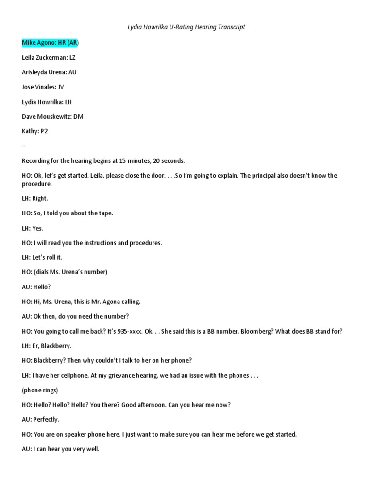 Transcript (1) | Lesson Plan | Teachers