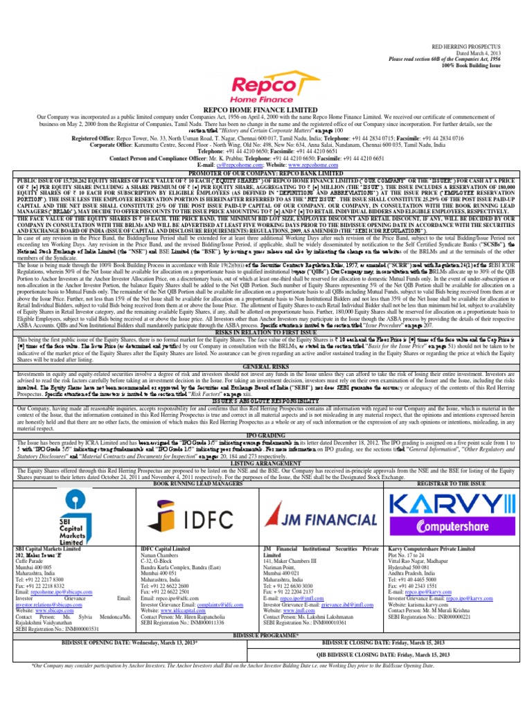 REPCO | PDF | Business | Law